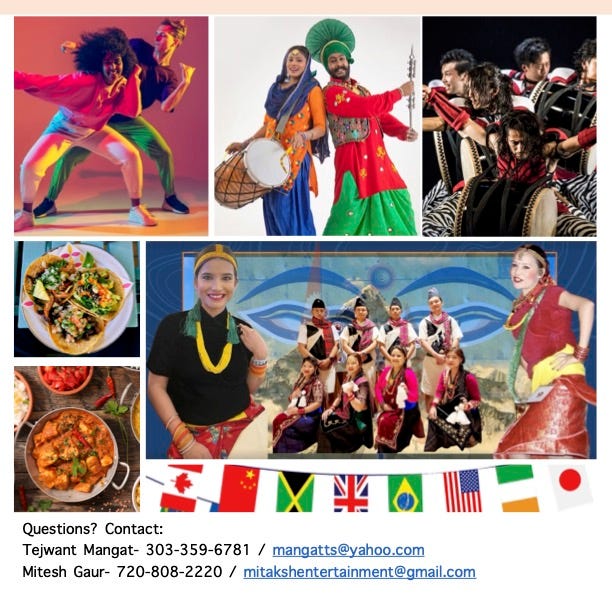 Multicultural Celebration, Music, Dancing and Free Food!