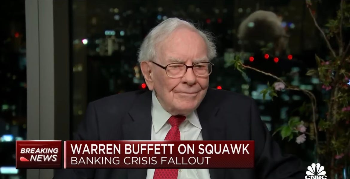 Warren Buffett on the Banking Crisis: "We're not through with bank ...