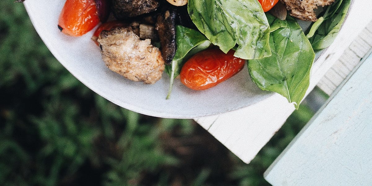 Butter bean & basil panzanella - by Casey Lister