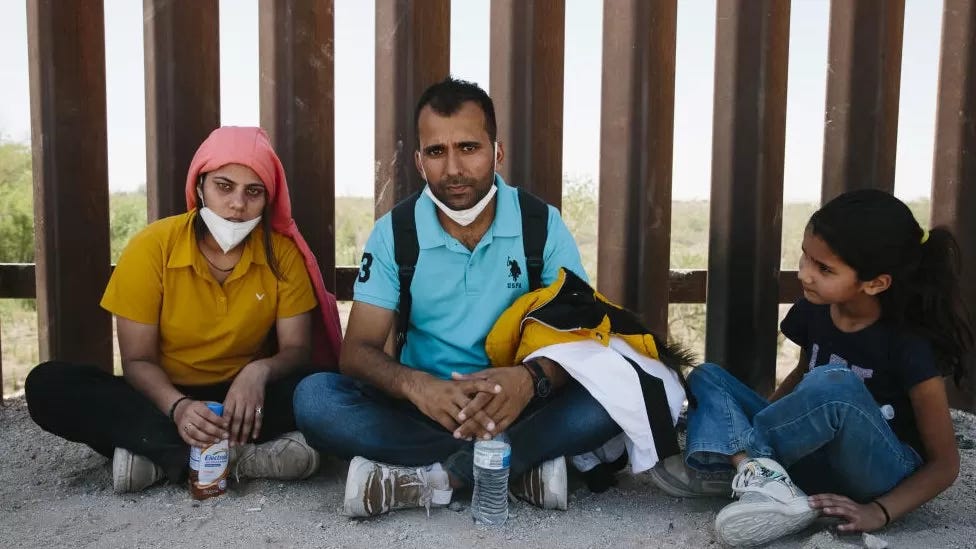 The Tale of Desi Migrants crossing the U.S.-Mexico border the Mexico border