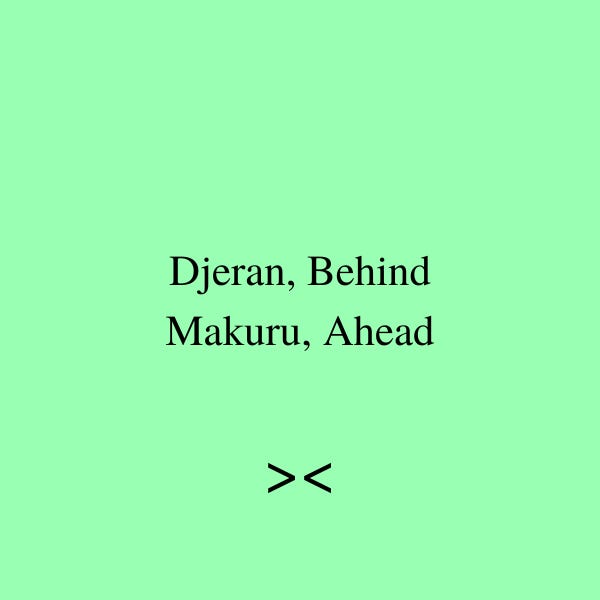 Djeran, Behind | Makuru, Ahead - by Bianca Breen - Manifest