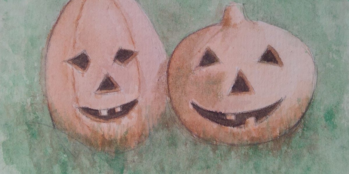 It is Halloween in Much Meddling - by Pauline Potterill