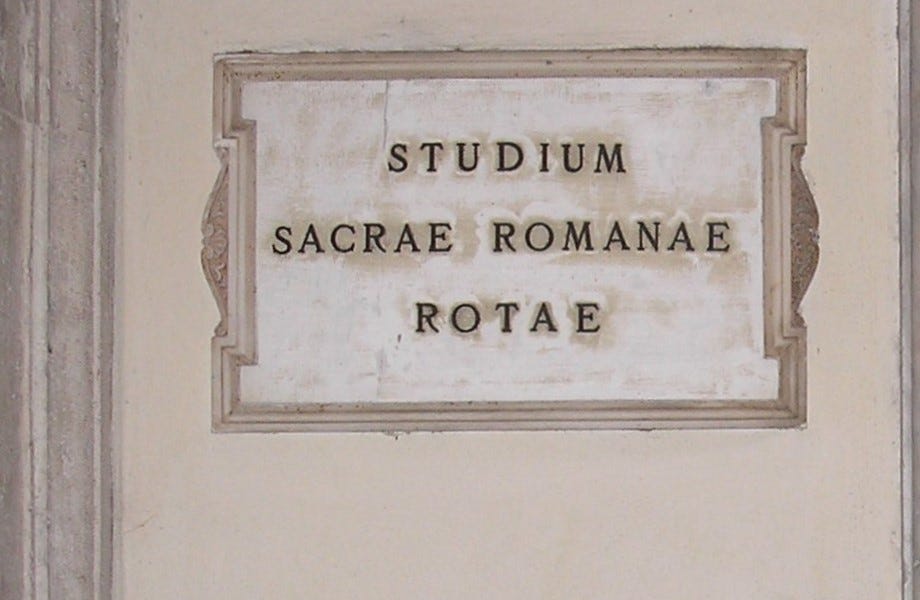 Appealing a tribunal's decision: appeal locally or to the Roman Rota?