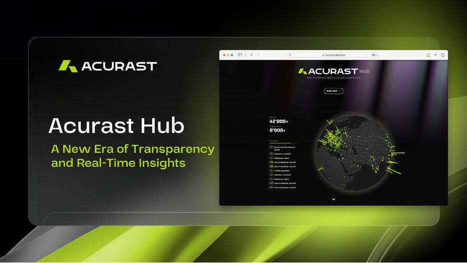 Member Spotlight: Acurast’s New Hub Brings Transparency and Real-Time Insights to Decentralized ...