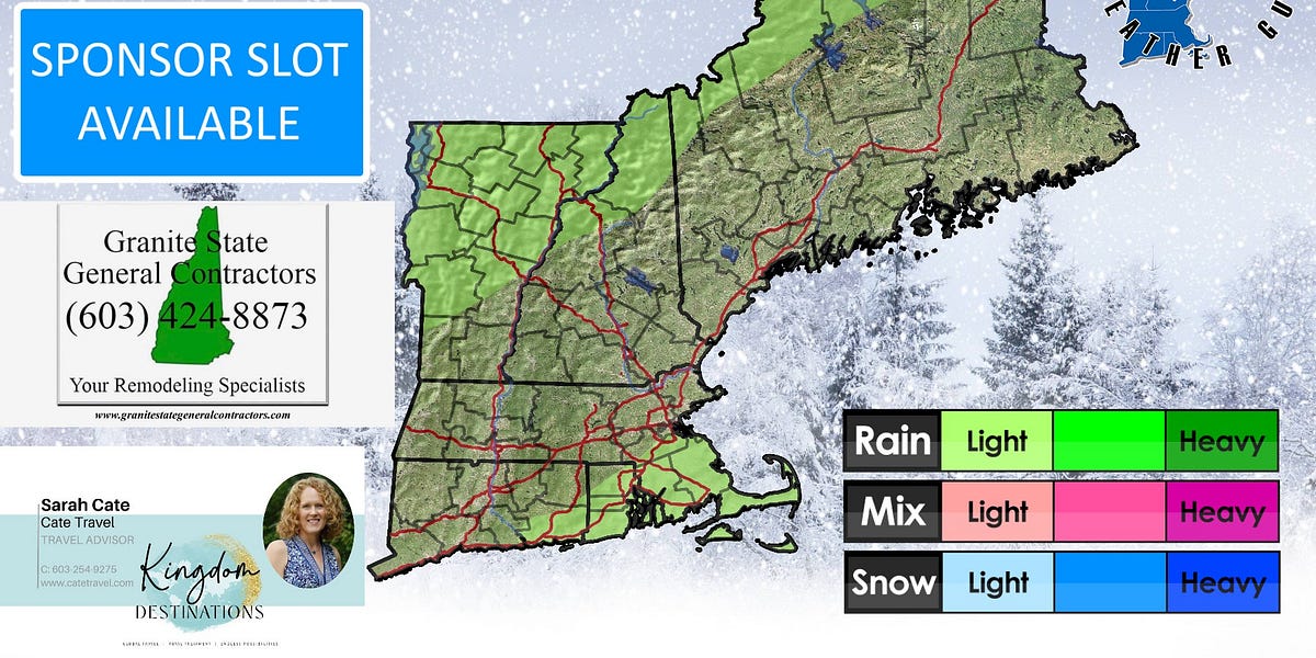 Upcoming forecast update - New England Weather Guy