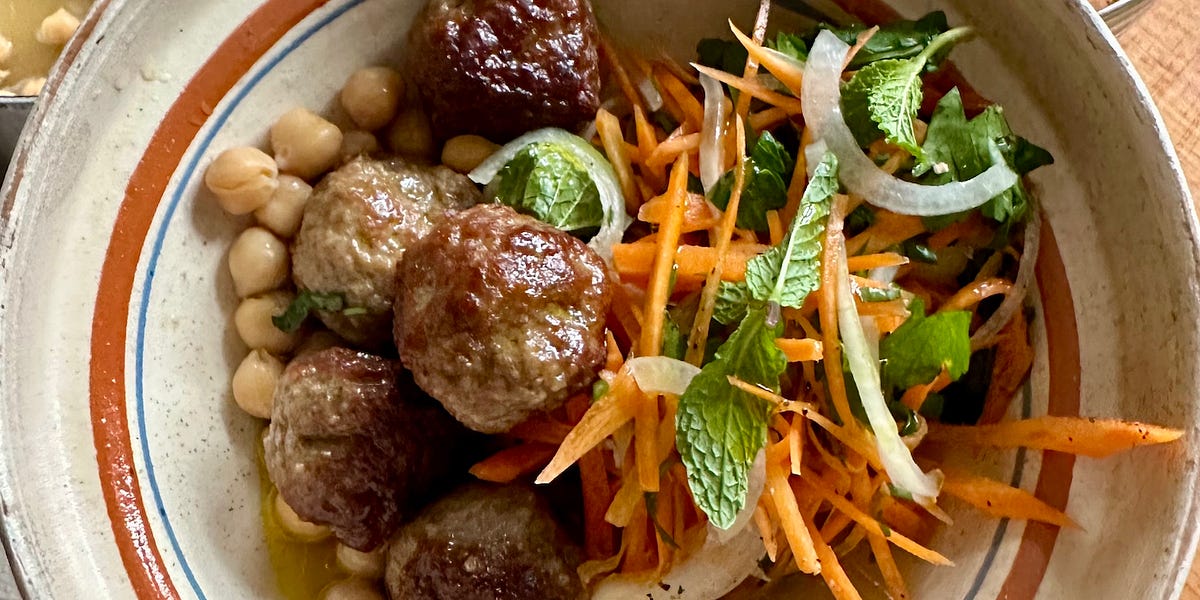 Brothy spiced meatballs - by Clare de Boer - The Best Bit