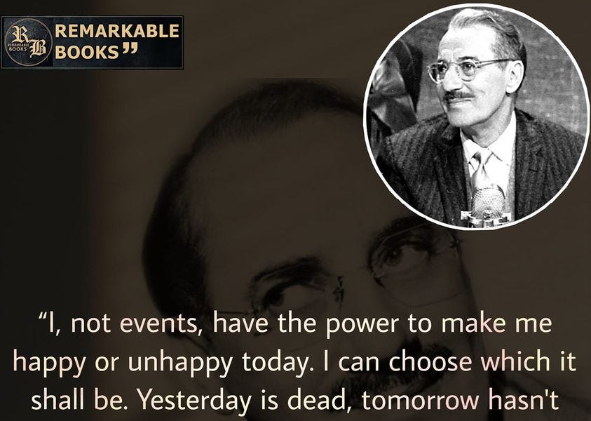 Groucho Marx Was A Stoic. - by Rick Georges