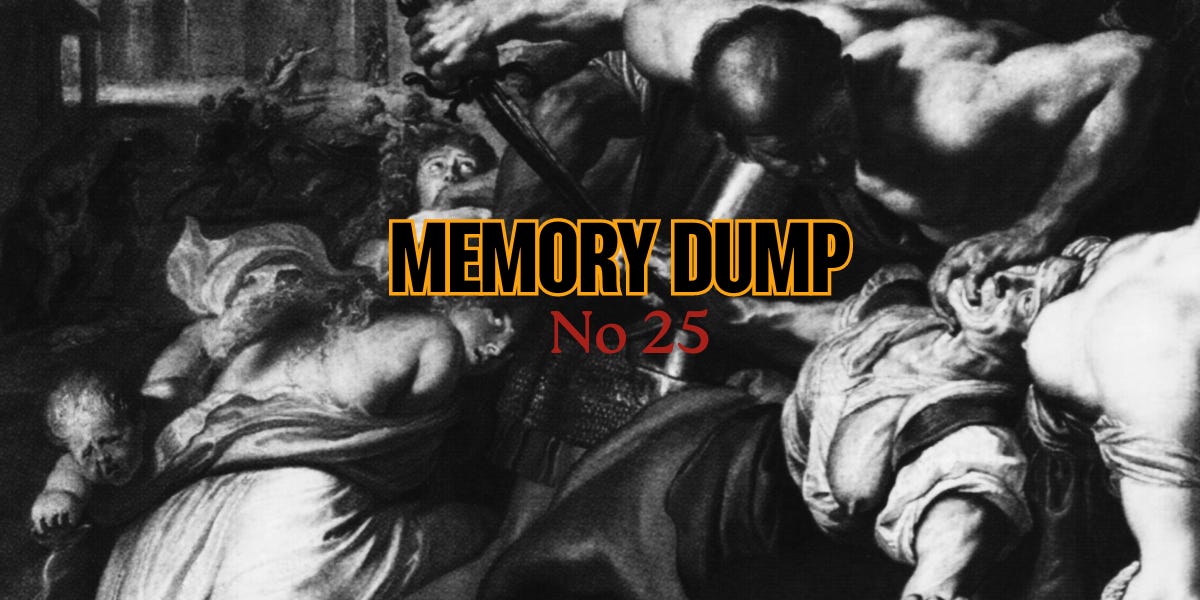 Memory Dump #25 - by Anthony of Westgate - The Reversion