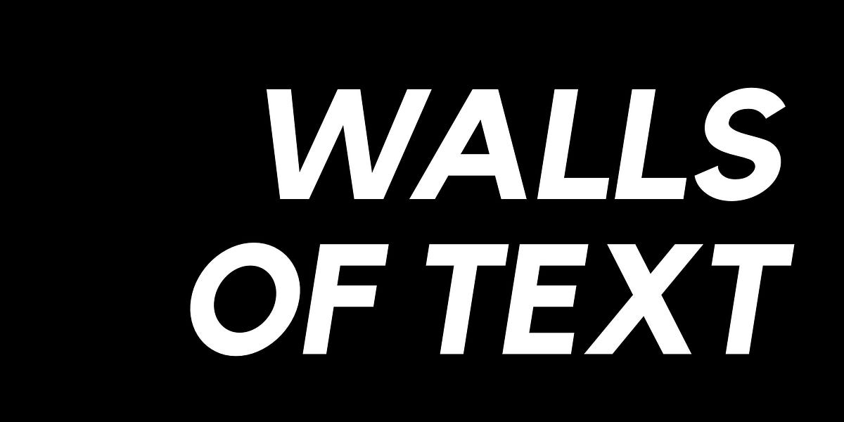 WALLS OF TEXT - Clementine Morrigan