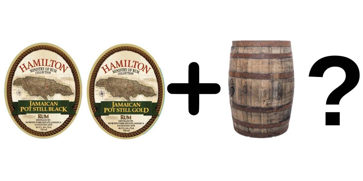 Hamilton Jamaican Pot Still Gold/Black Aren't Aged