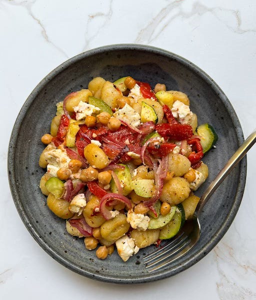 Mediterranean Sheet-Pan Gnocchi - by Carina Wolff