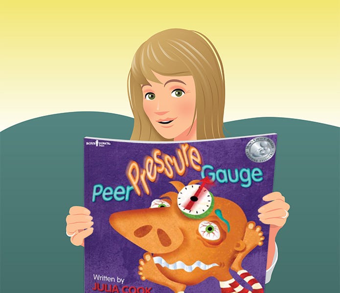 Peer Pressure Gauge - by Julia Cook - COOKIE BYTES