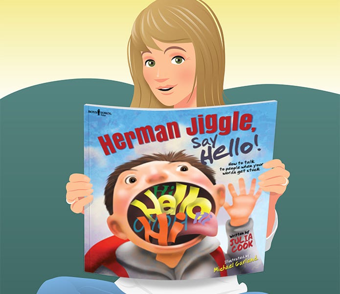 Herman Jiggle, Say Hello! - by Julia Cook - COOKIE BYTES