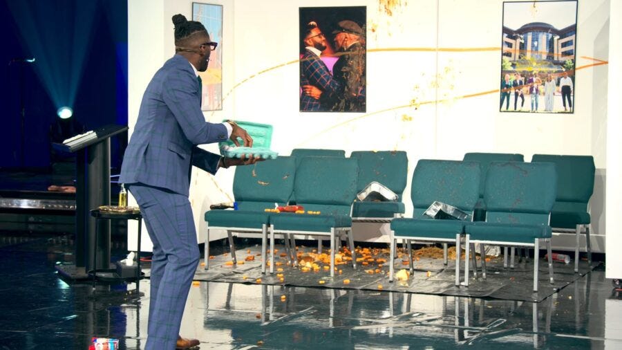 Transformation Church Pastor Mike Todd Trashes Stage, Destroys Bible by ...