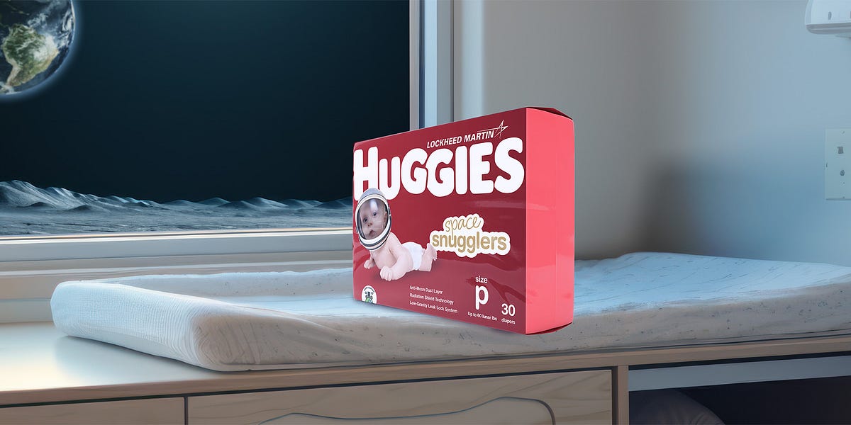 Lockheed Martin Huggies Space Snuggles - by Dré Labre
