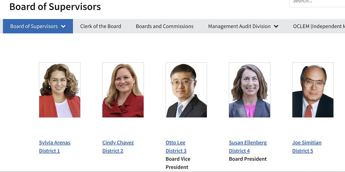 Is there an honest member of the Santa Clara County Board of Supervisors?