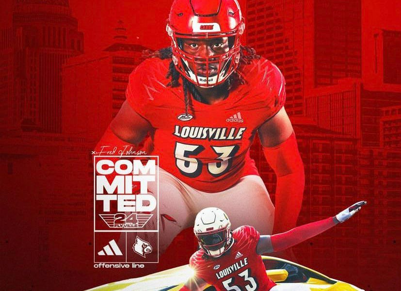 2024 offensive lineman Fred Johnson commits to Louisville Cardinals