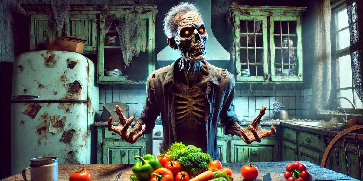 If a Vegetarian Became a Zombie, Would They Eat Brains or Vegetables?