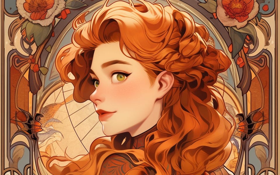 Prompter Mag 🦚 Art Nouveau - by David "Davicho" Barona