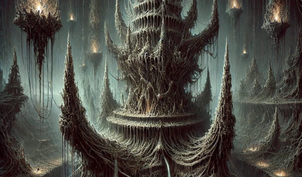 The Inverted Temple - by Mark Davey