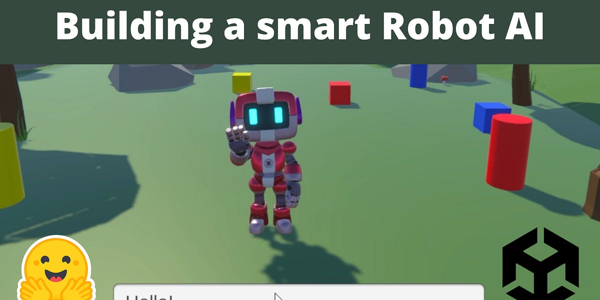 Making an intelligent Robot NPC using Hugging Face 🤗 and Unity