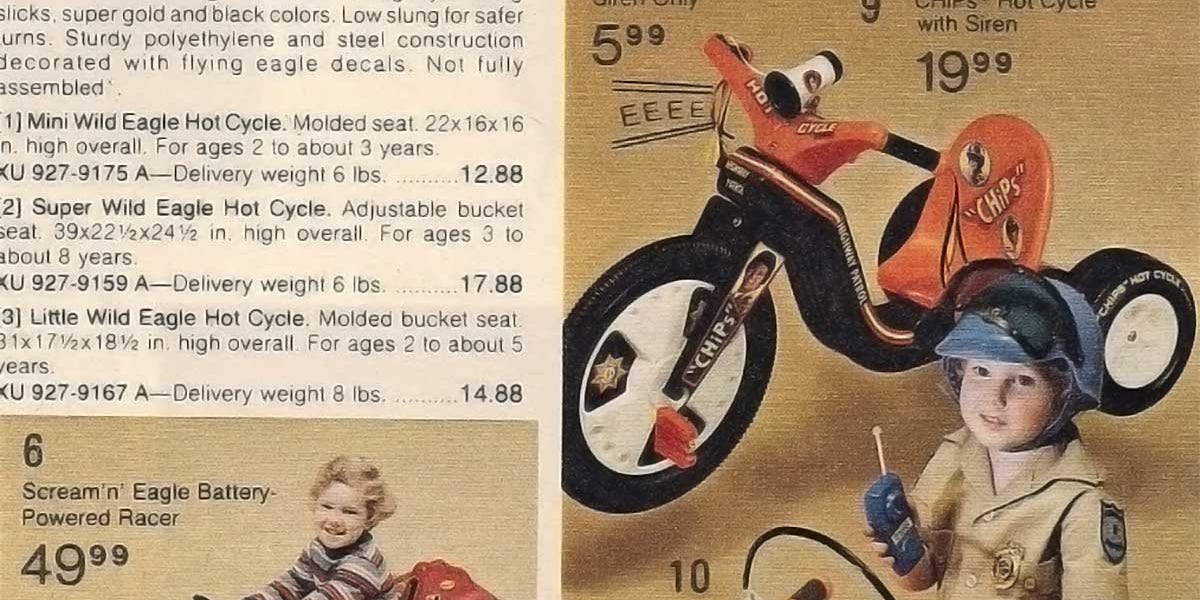 CHiPs Cycles for Kids (with Sirens!) - The Retroist