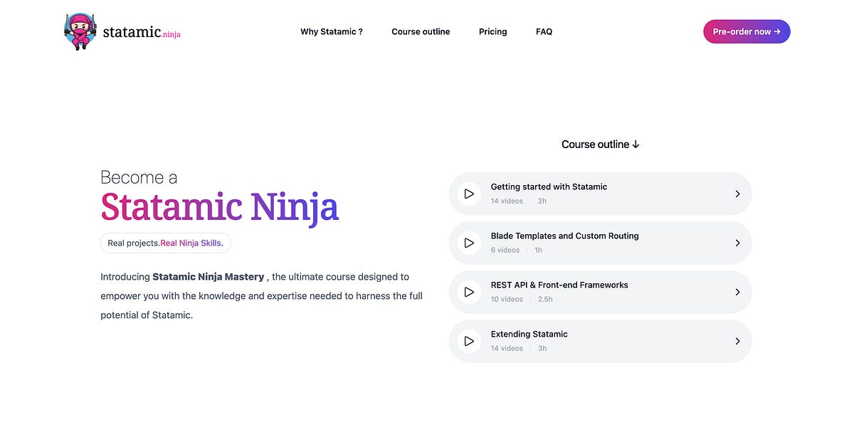 Issue #4 🥷🏻 Introducing Statamic Ninja - by Marian Pop