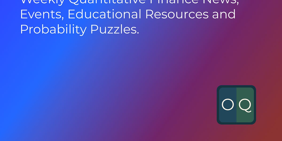 OpenQuant Newsletter - Edition #62 - OpenQuant Newsletter