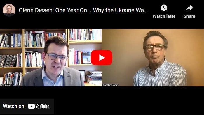 Glenn Diesen: One Year On... Why the Ukraine War Spells Doom For U.S. Hegemony and the NATO Alliance