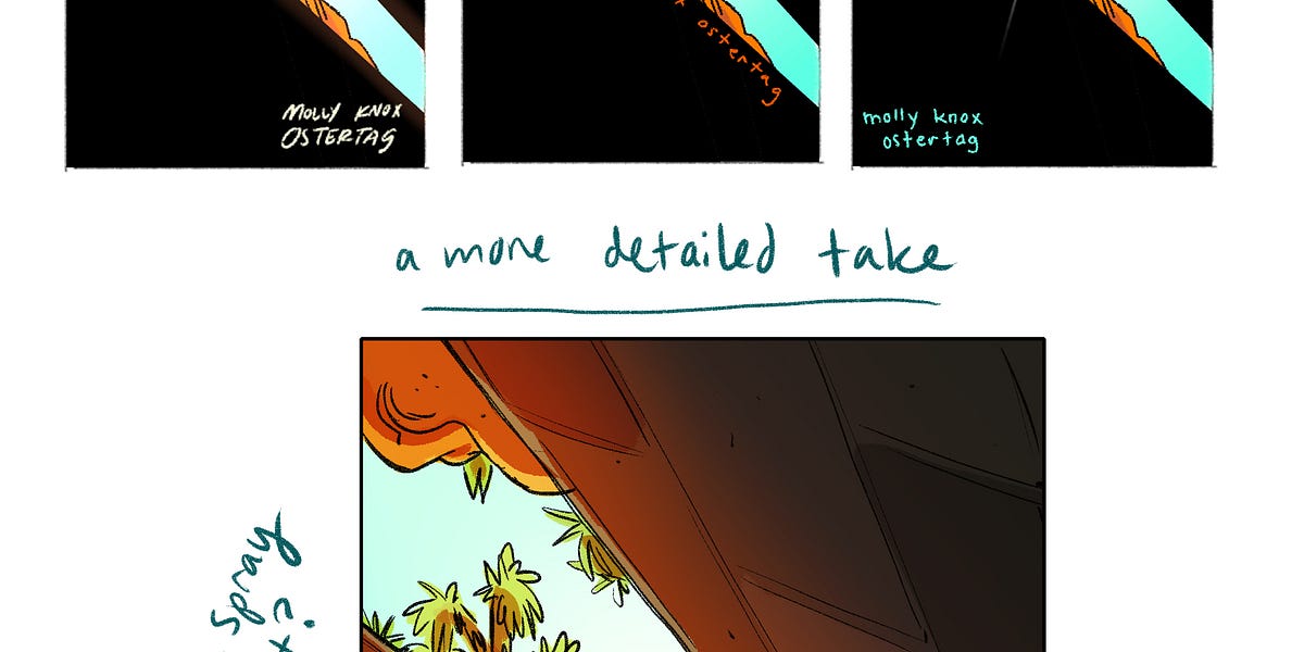 THE DEEP DARK cover! - by Molly Knox Ostertag