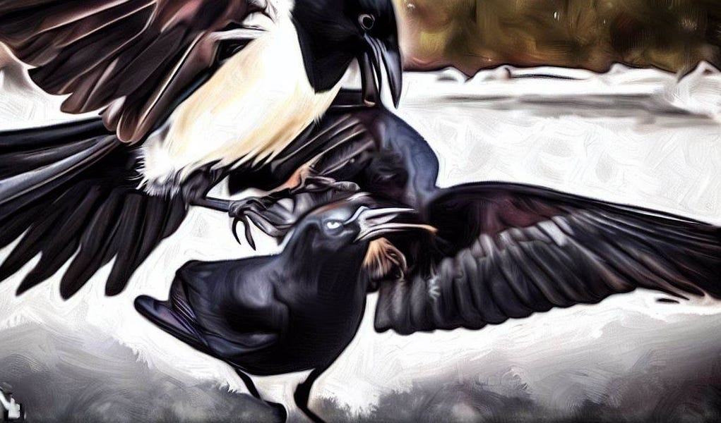 The Magpie and The Raven - by Michael Rovito