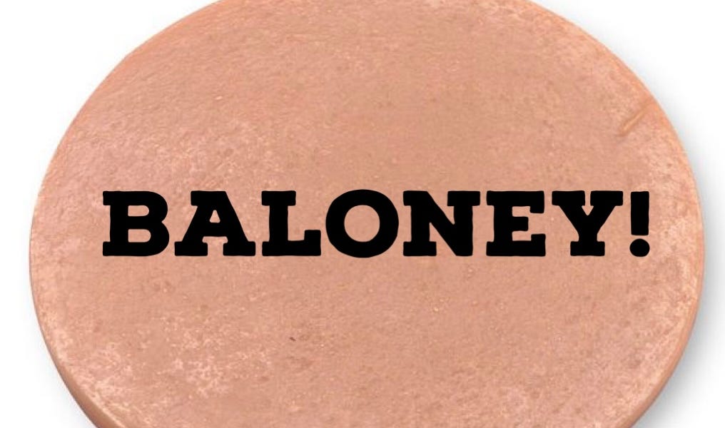 Baloney! - The View From The Pew by Jerry Godsey