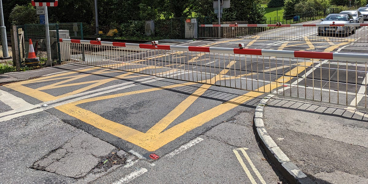 Railroad Crossing Barriers - by Ian Sutton - Ashland Rail