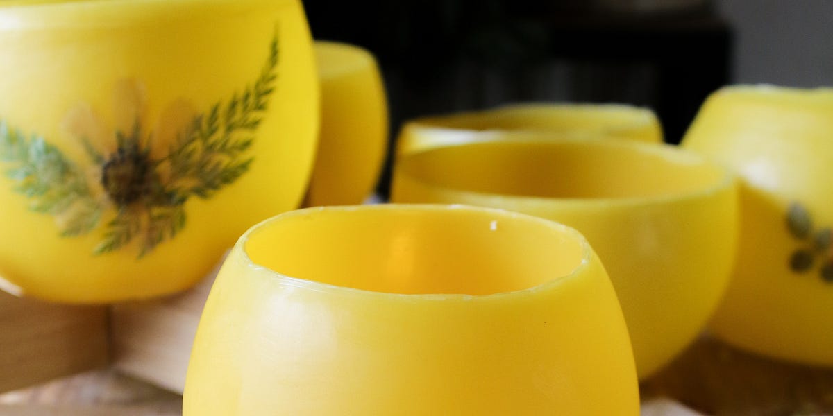 How To Make Beeswax Luminaries - by Tiffany Pelkey