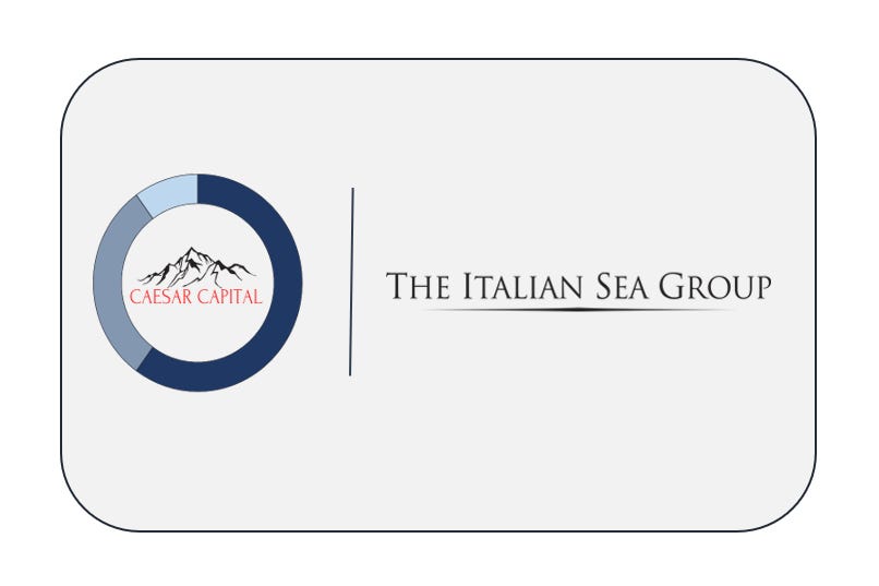 THE ITALIAN SEA GROUP - CAESAR CAPITAL