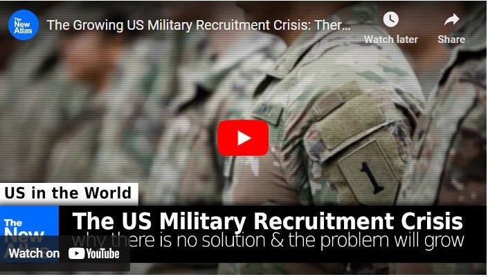 The Growing US Military Recruitment Crisis: There is no Solution & the Crisis Will Only Grow...