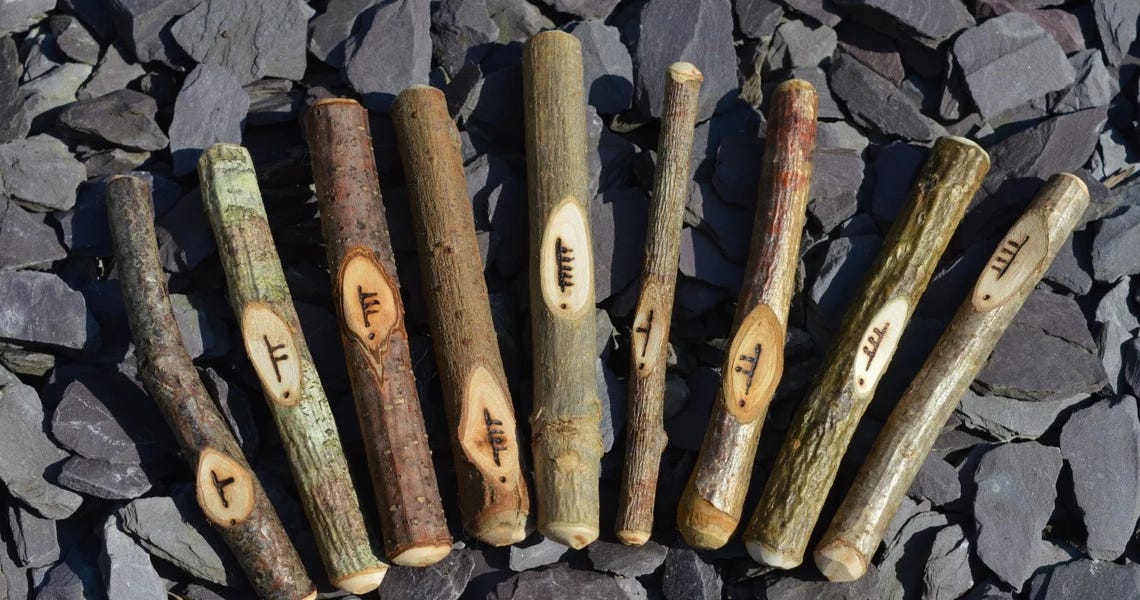 Ogham Divination - Gardner, Graves, Ovates & Druids