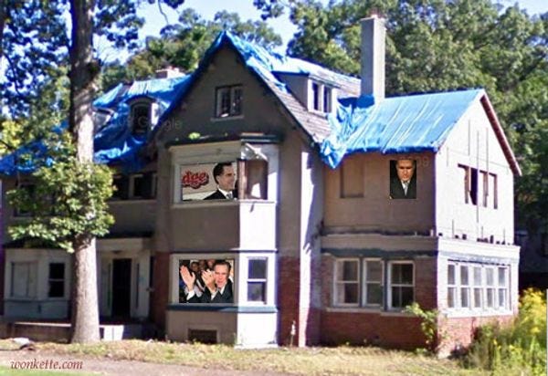 Mitt Romney's Ghetto Home To Be Destroyed - by Ken Layne