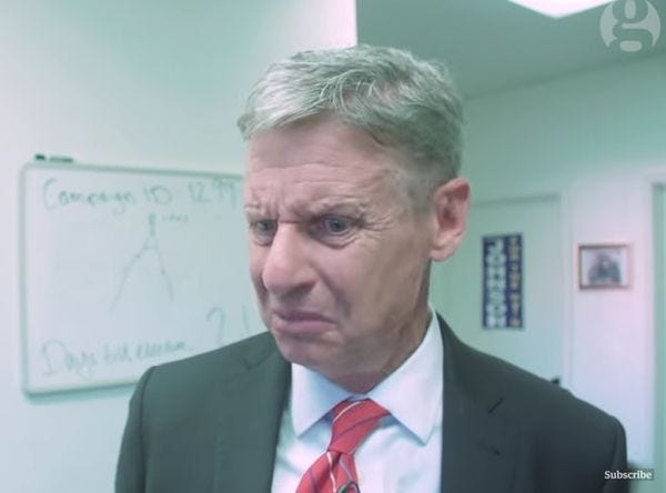 Sad Gary Johnson Isn't A Dummy. YOU'RE The Dummy, You Dummy!