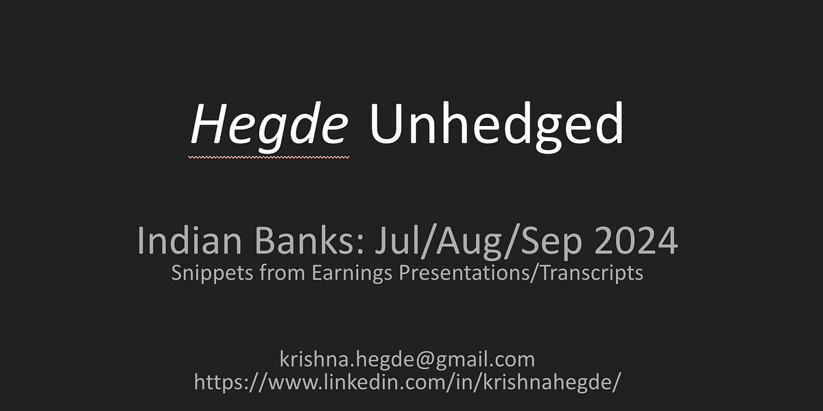 Hegde Unhedged - by Krishna Hegde - Hegde Unhedged