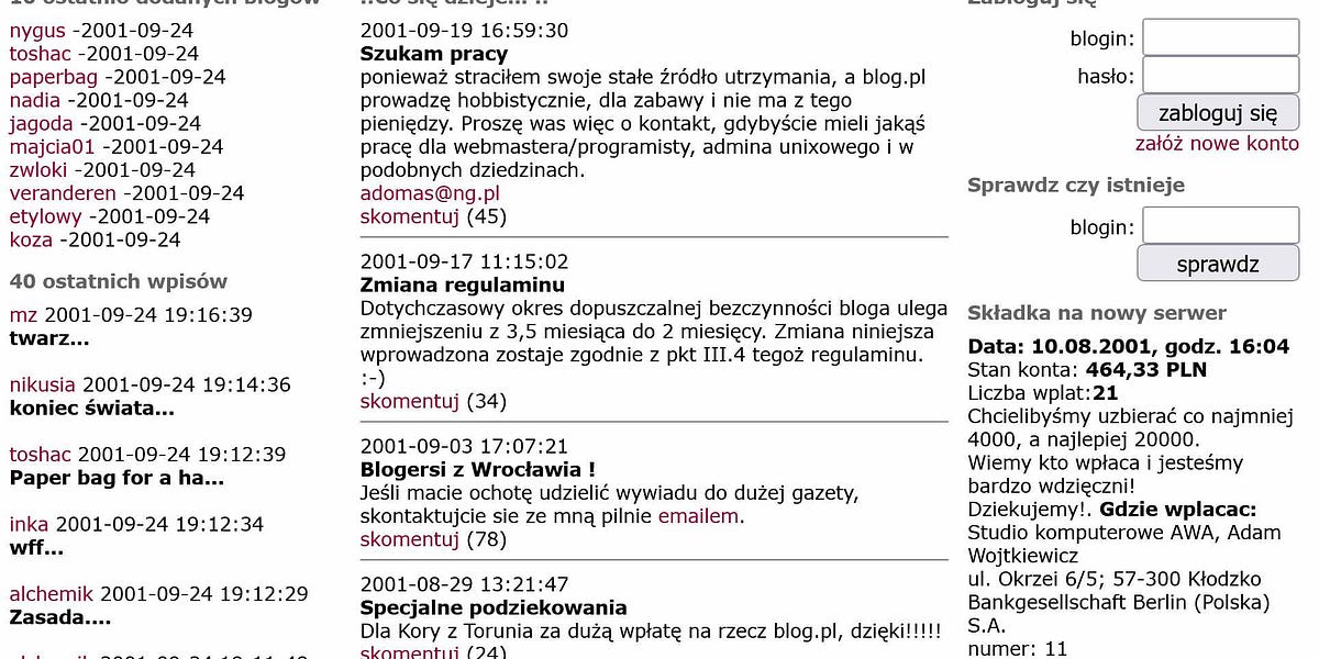 Blog na blog.pl - by Bartłomiej Kluska