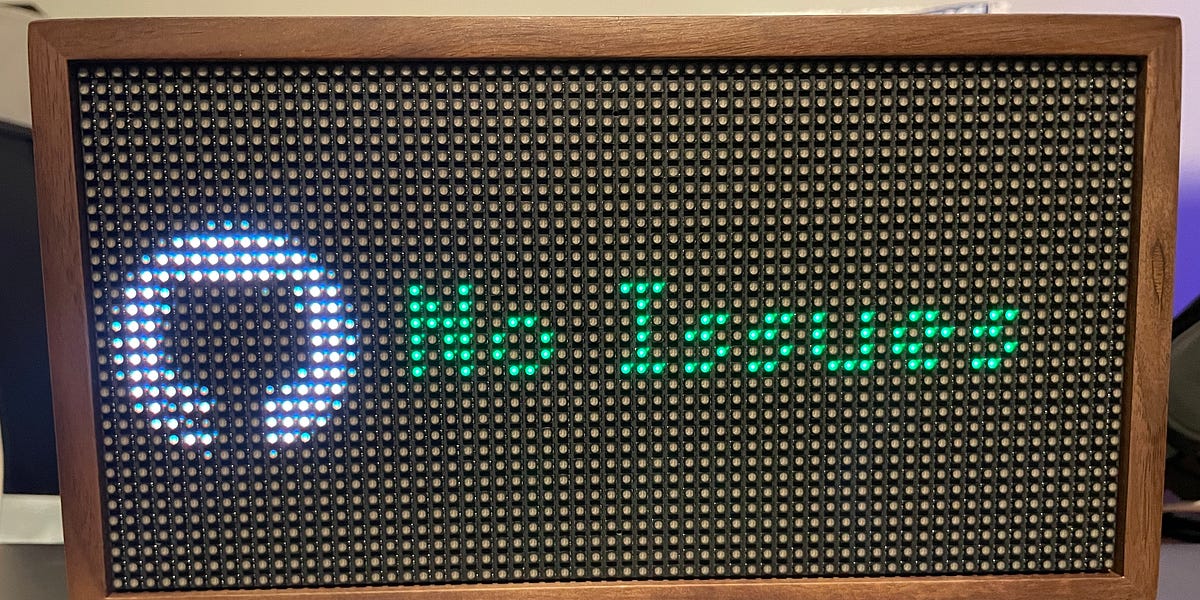 Display GitHub Status on a Tidbyt - by Ross Brodbeck