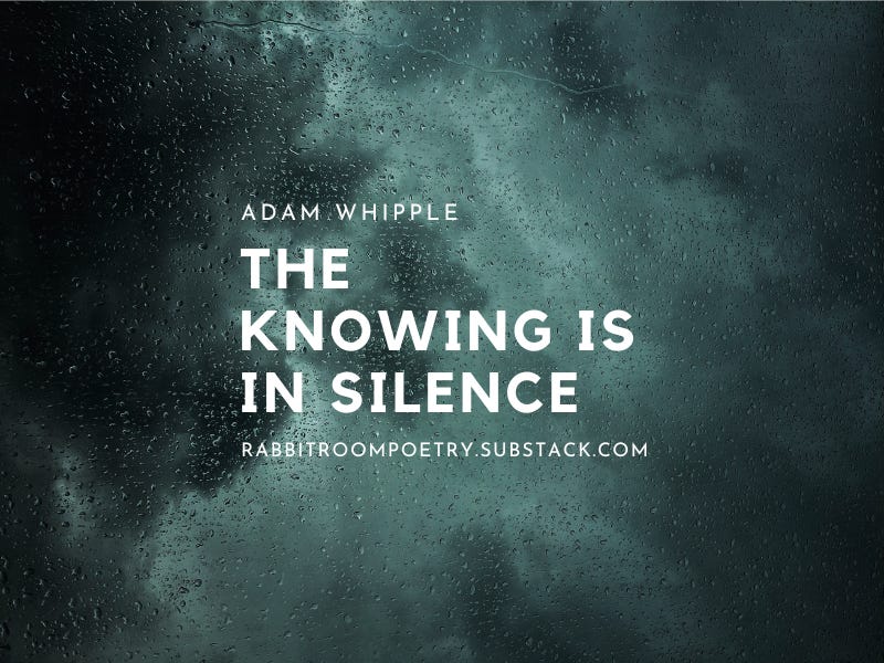 The Knowing Is In Silence—Adam Whipple - by The Rabbit Room