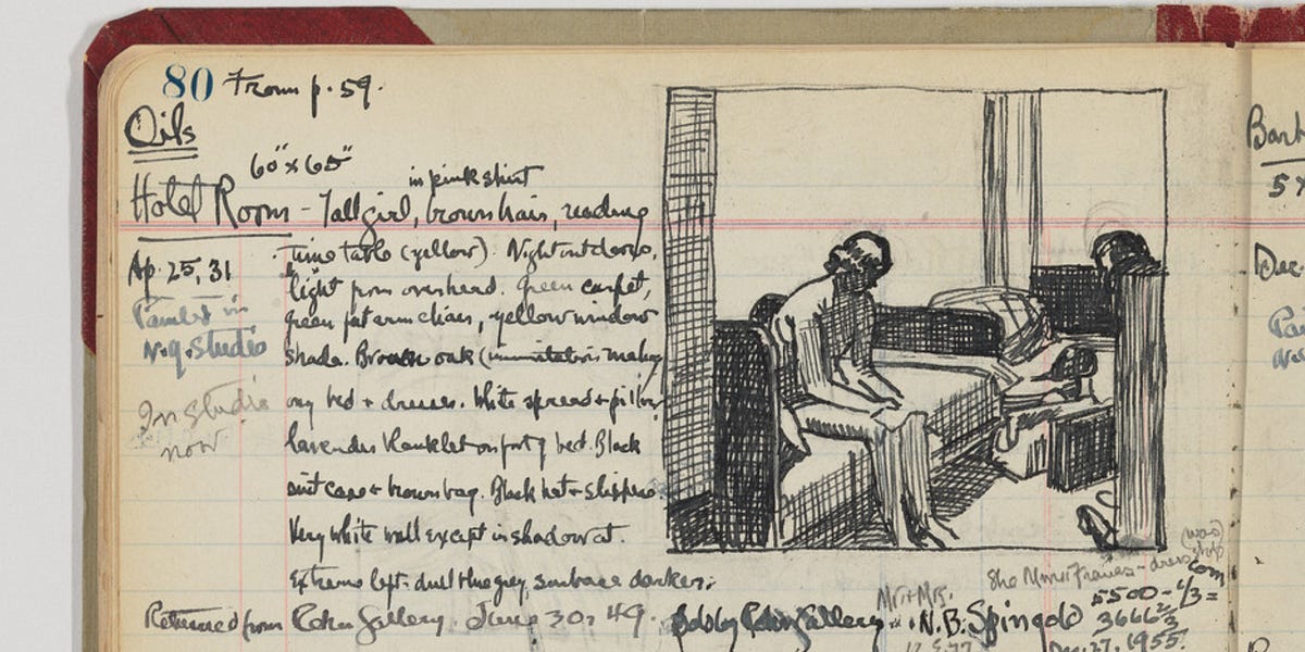 Edward & Josephine Hopper's New York Notes