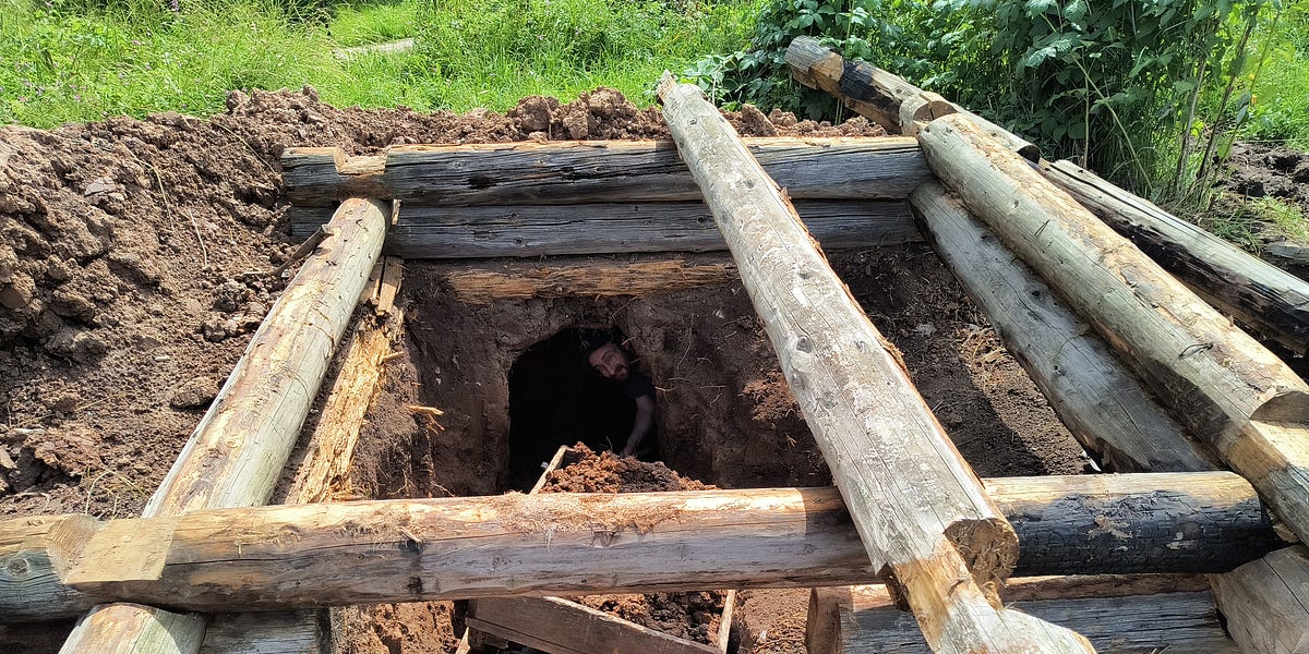I'm digging a top secret village tunnel