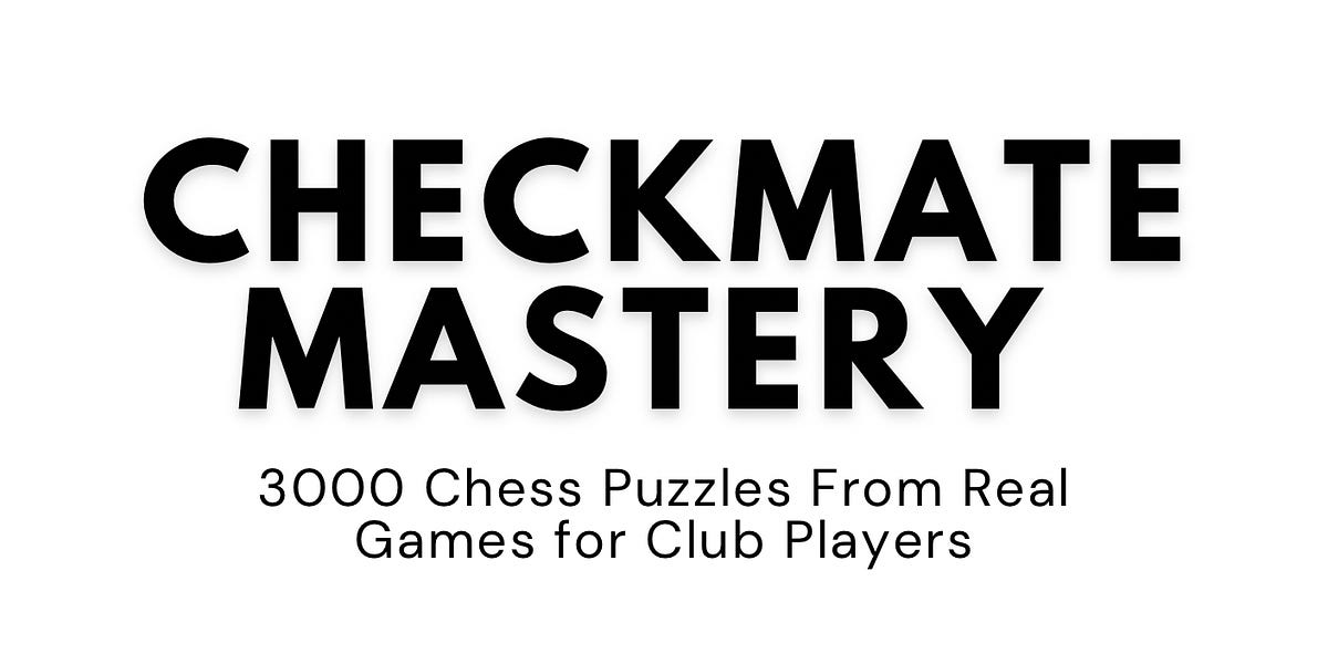 New checkmate book soon to be published!