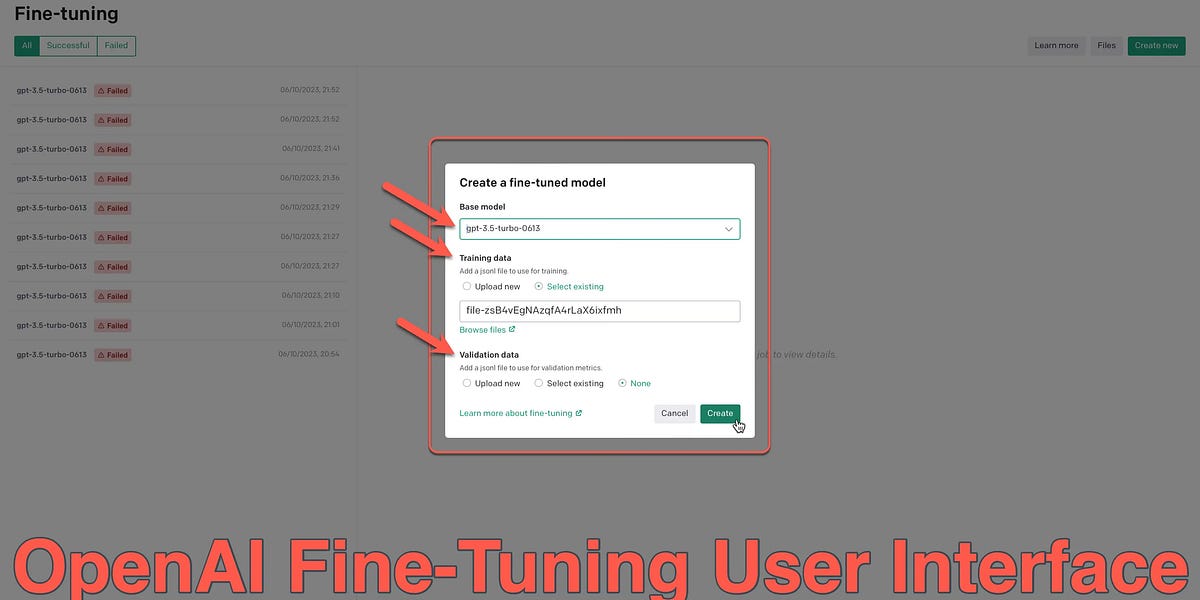 OpenAI Has Expanded Their Fine-Tuning GUI