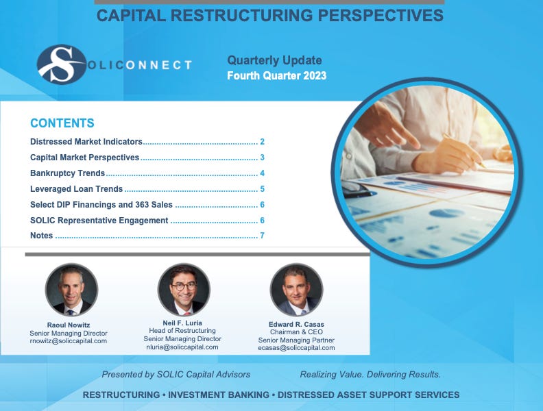 Capital Restructuring Perspectives (Q4 2023)