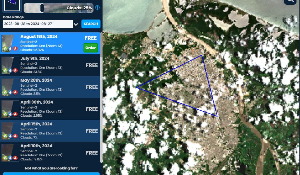 EO Data Integrated into Scribble Maps - by Tom Patton