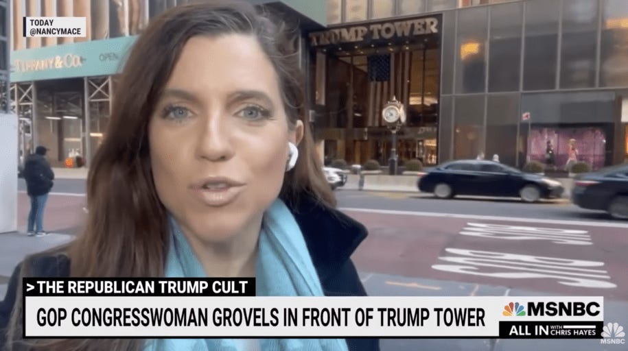 The decline and fall of Nancy Mace - by Pitt Griffin